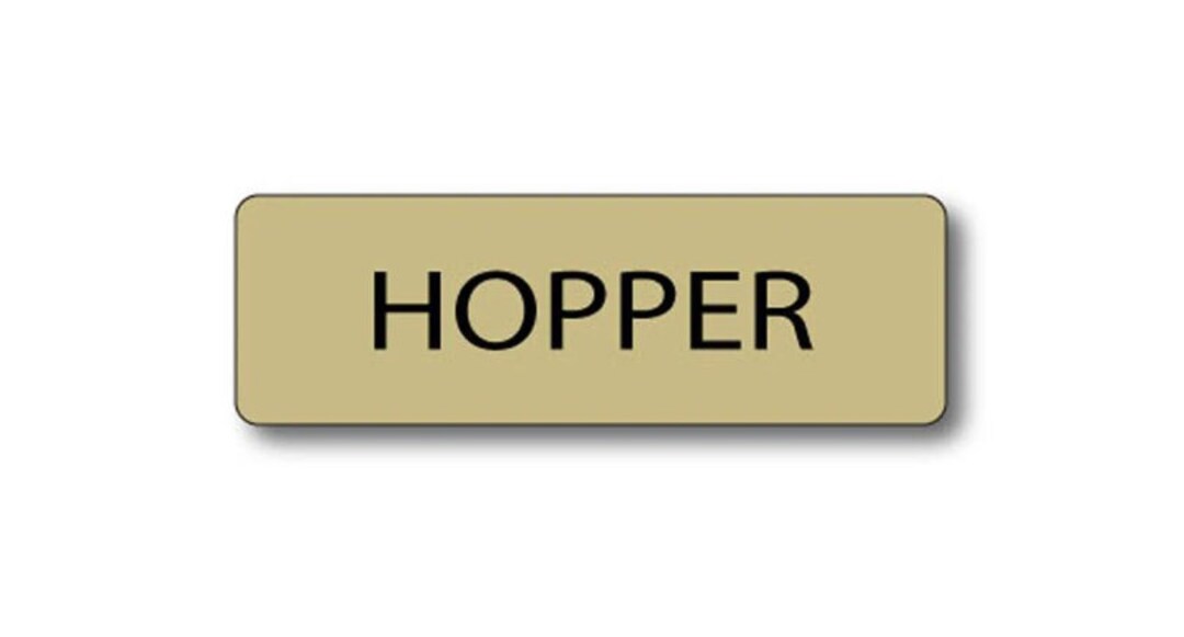 STRANGER THINGS Jim HOPPER Halloween Costume Name Badge Tag With a Pin ...