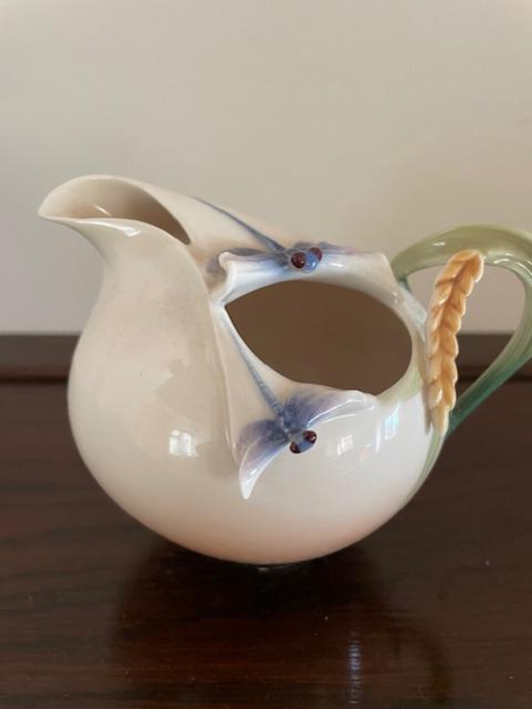 Franz Porcelain Dragonfly Creamer Jug FZ00118 - Etsy