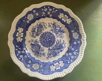 Spode Blue Room Collection Dinner Plate Woodman - Etsy