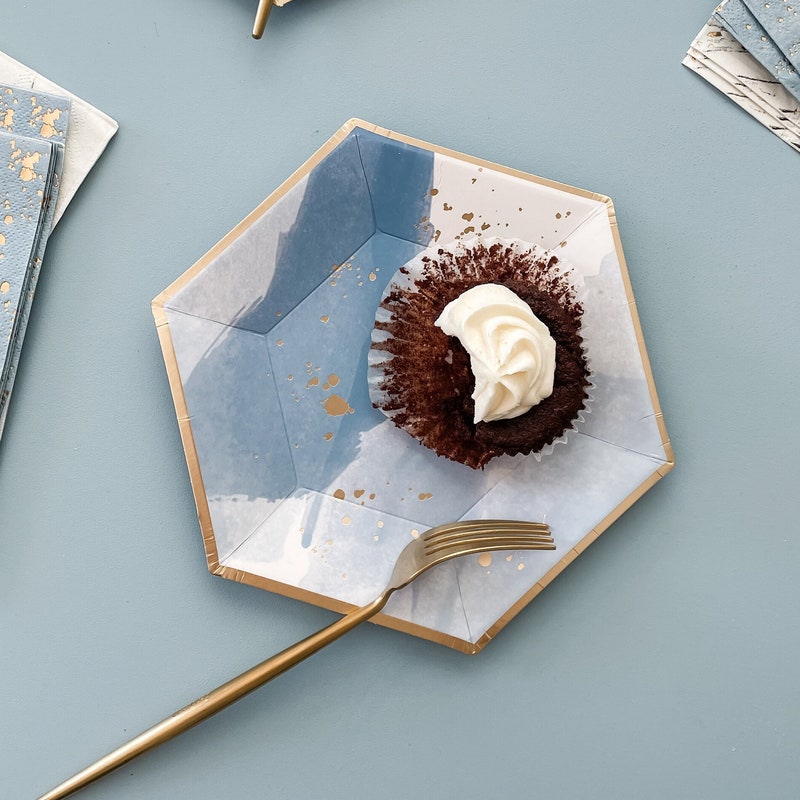 Coastal Chic Paper Plates - Etsy