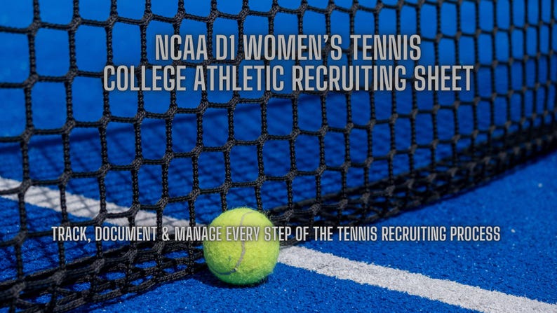 D1 Women’s Tennis Recruiting Spreadsheet - Digital College Athletic ...