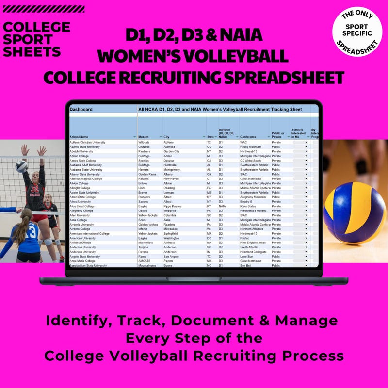 Volleyball Recruitment - Etsy UK