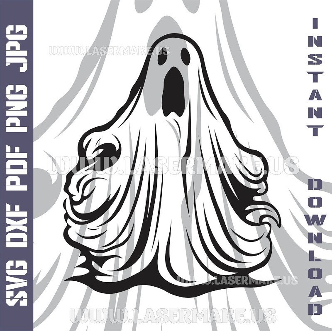 Ghost SVG File | Cut File for Cricut | Printable Png| SVG Dxf Cut Files ...