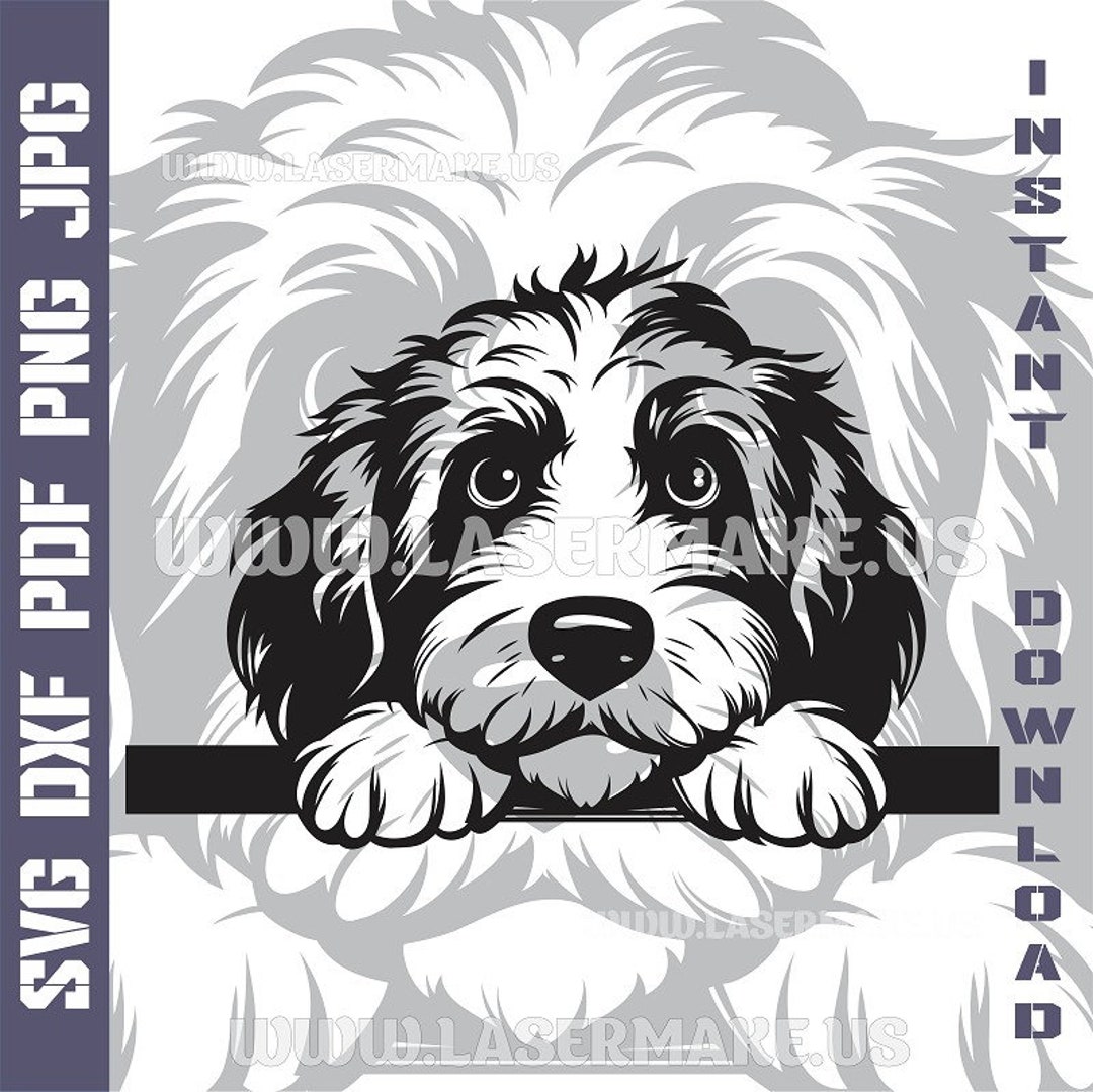Labradoodle SVG File | Cut File for Cricut | Printable Png| SVG Dxf Cut ...