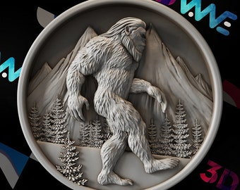 Huge Bigfoot Sasquatch Yeti Face - Etsy