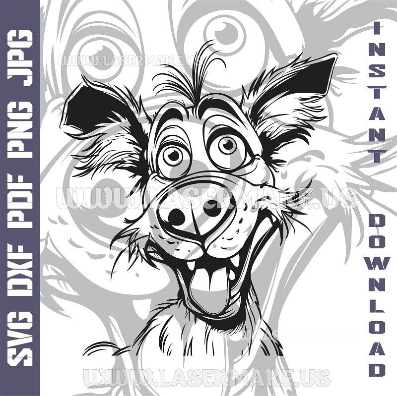 Funny Dog SVG File | Cut File for Cricut | Printable Png| SVG Dxf Cut ...