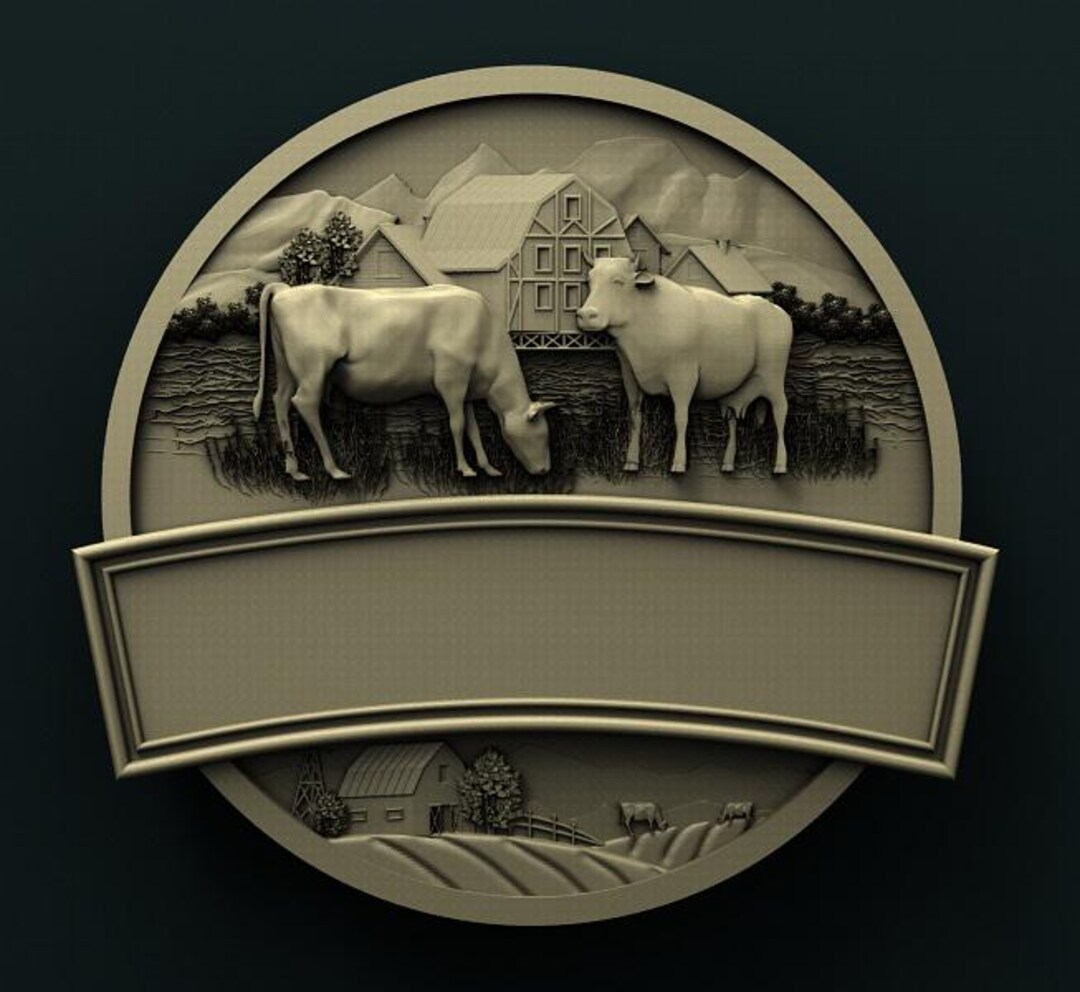 Buy 3D Farm Welcome Sign STL 3d Stl File: CNC Carving Template, Wall ...