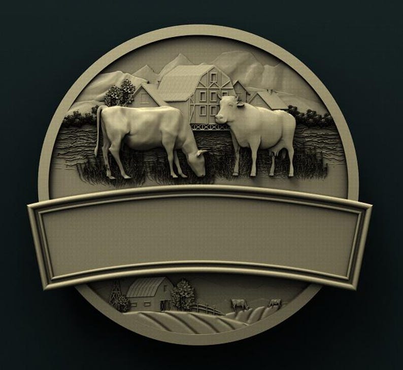 3D Farm Welcome Sign STL 3d Stl File: CNC Carving Template, Wall Art ...