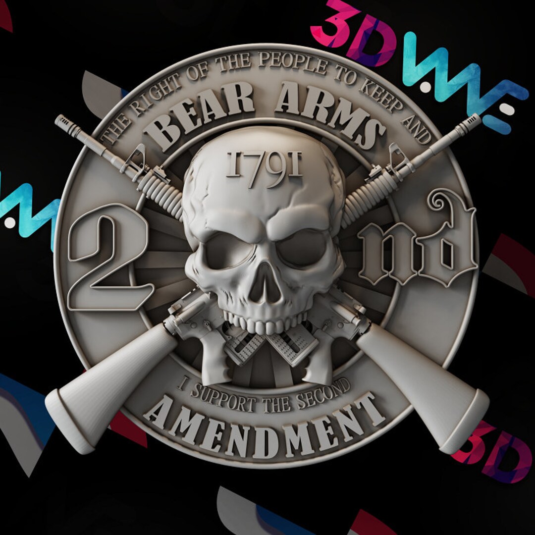 Second Amendment | Molon Labe | 3d Model | STL | CNC Files | Wall Decor ...