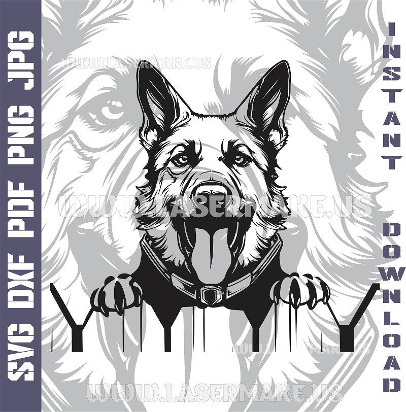 German Shepherd SVG File Cut File for Cricut Printable Png SVG Dxf Cut ...