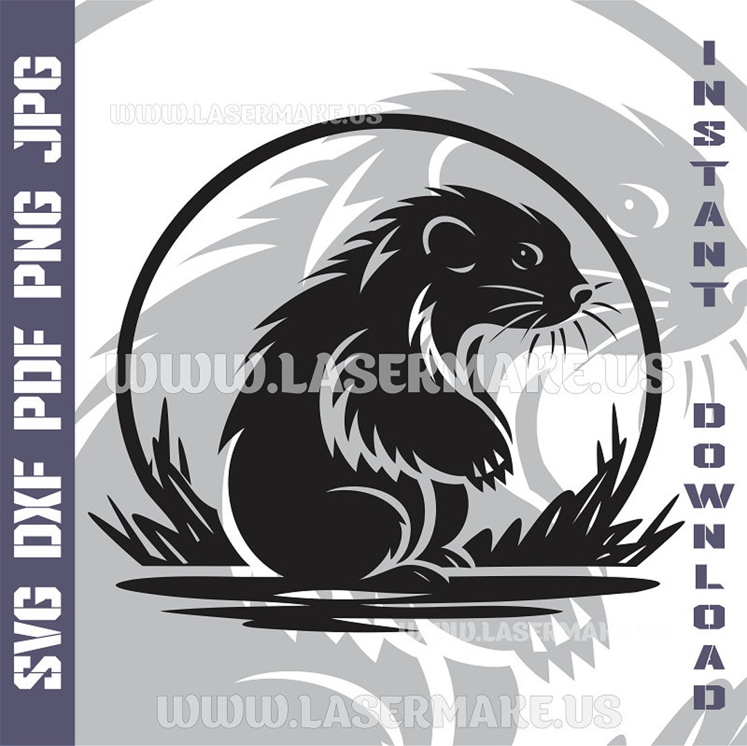 Beaver SVG File | Cut File for Cricut | Printable Png| SVG Dxf Cut ...
