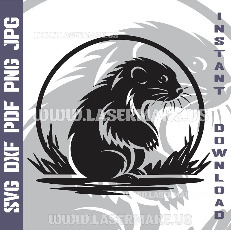 Beaver SVG File | Cut File for Cricut | Printable Png| SVG Dxf Cut ...