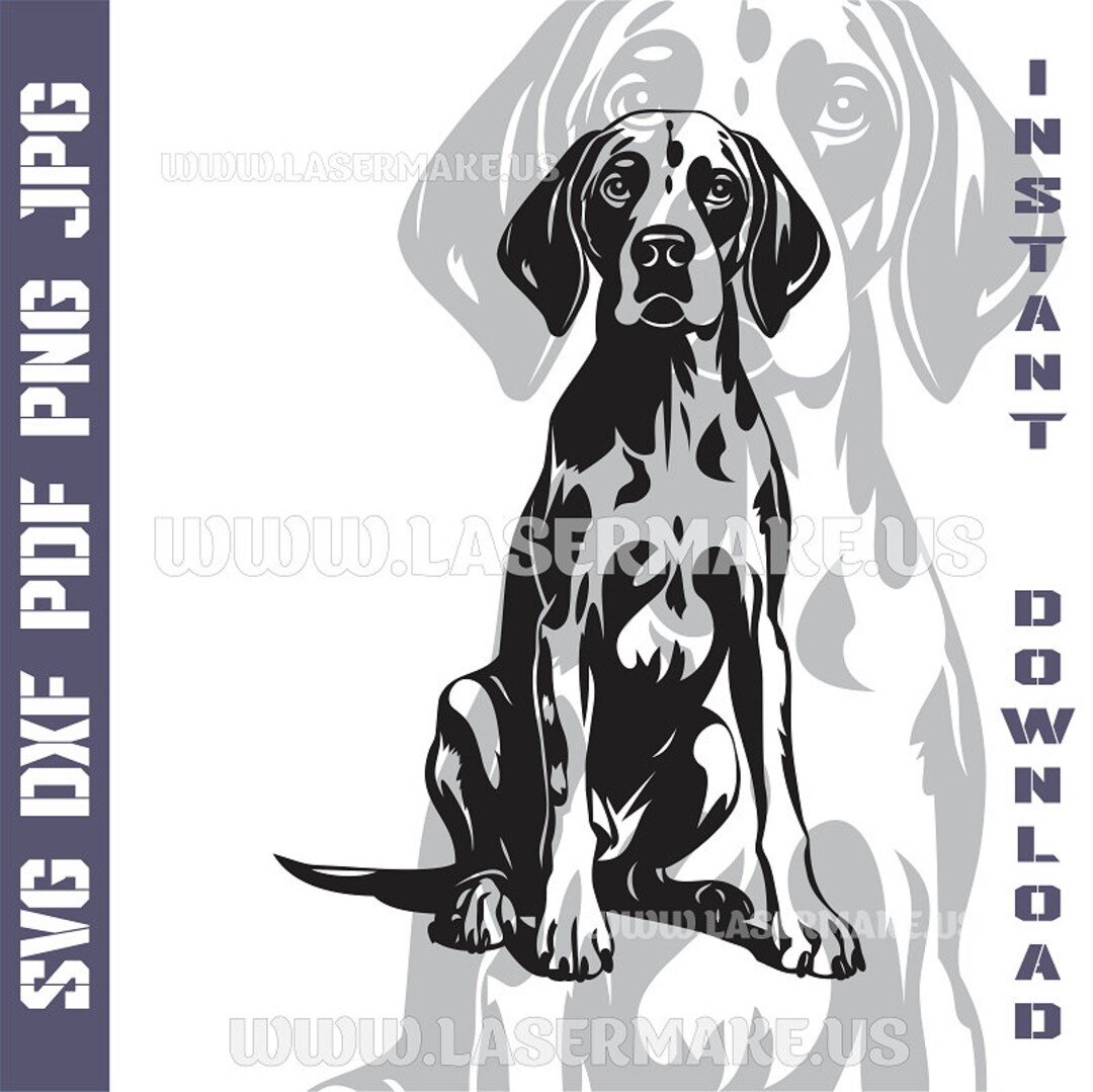 English Pointer SVG File | Cut File for Cricut | Printable Png| SVG Dxf ...
