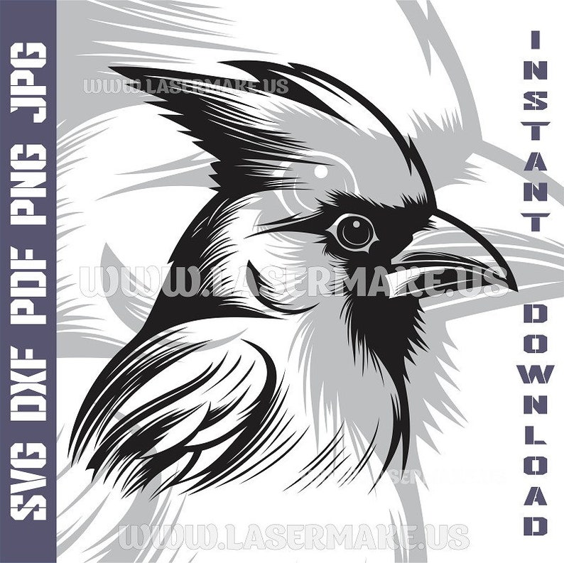 Cardinal Bird SVG File Cut File for Cricut Printable Png SVG Dxf Cut ...