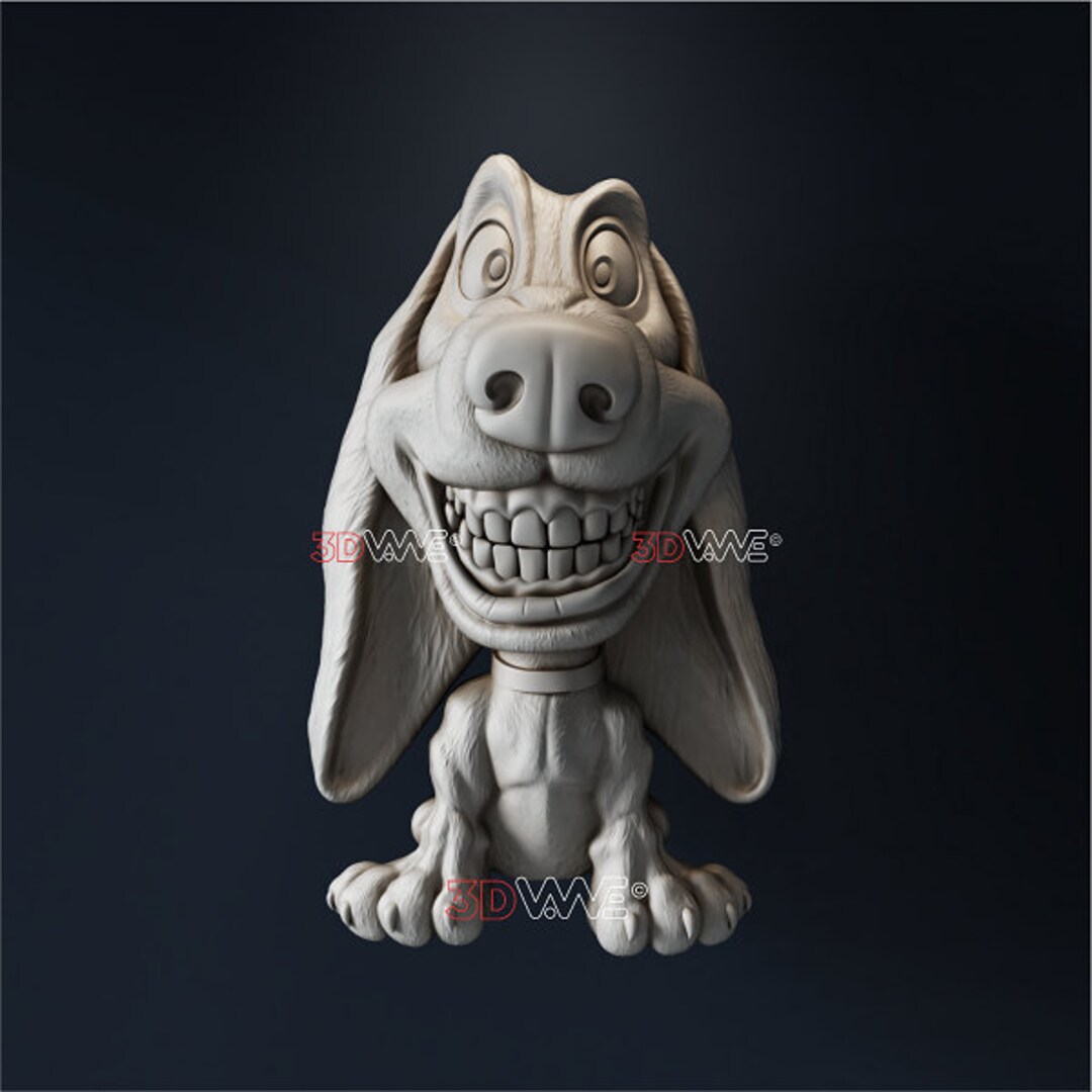 Funny Dog | Puppy | 3d Model | STL | CNC Files | Wall Decor | Wood Art ...