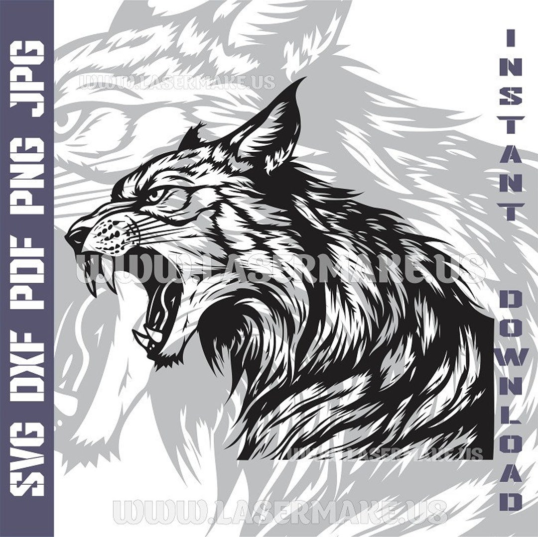 Lynx SVG File | Cut File for Cricut | Printable Png| SVG Dxf Cut Files ...