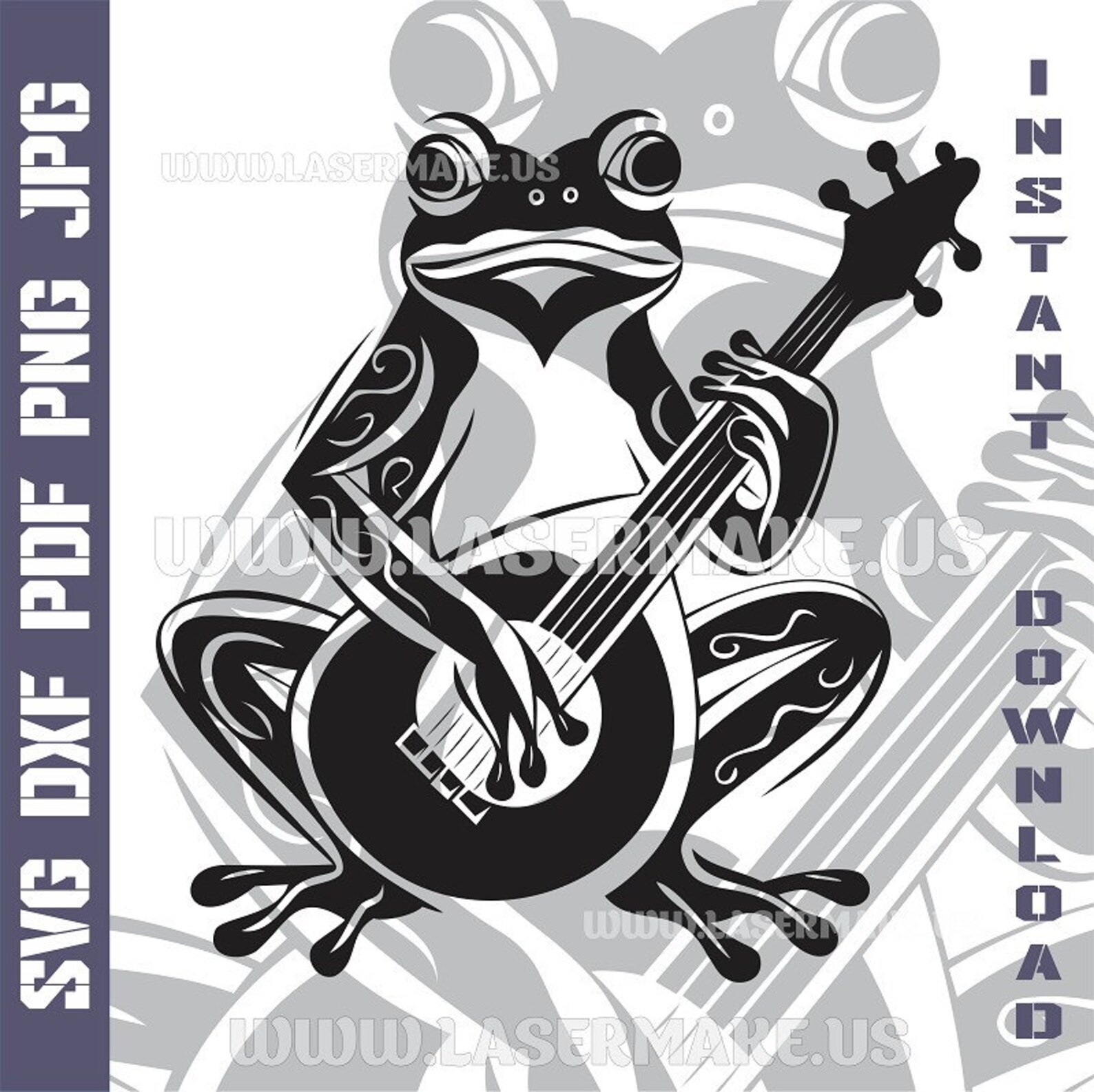 Funny Frog SVG File | Cut File for Cricut | Printable Png| SVG Dxf Cut ...