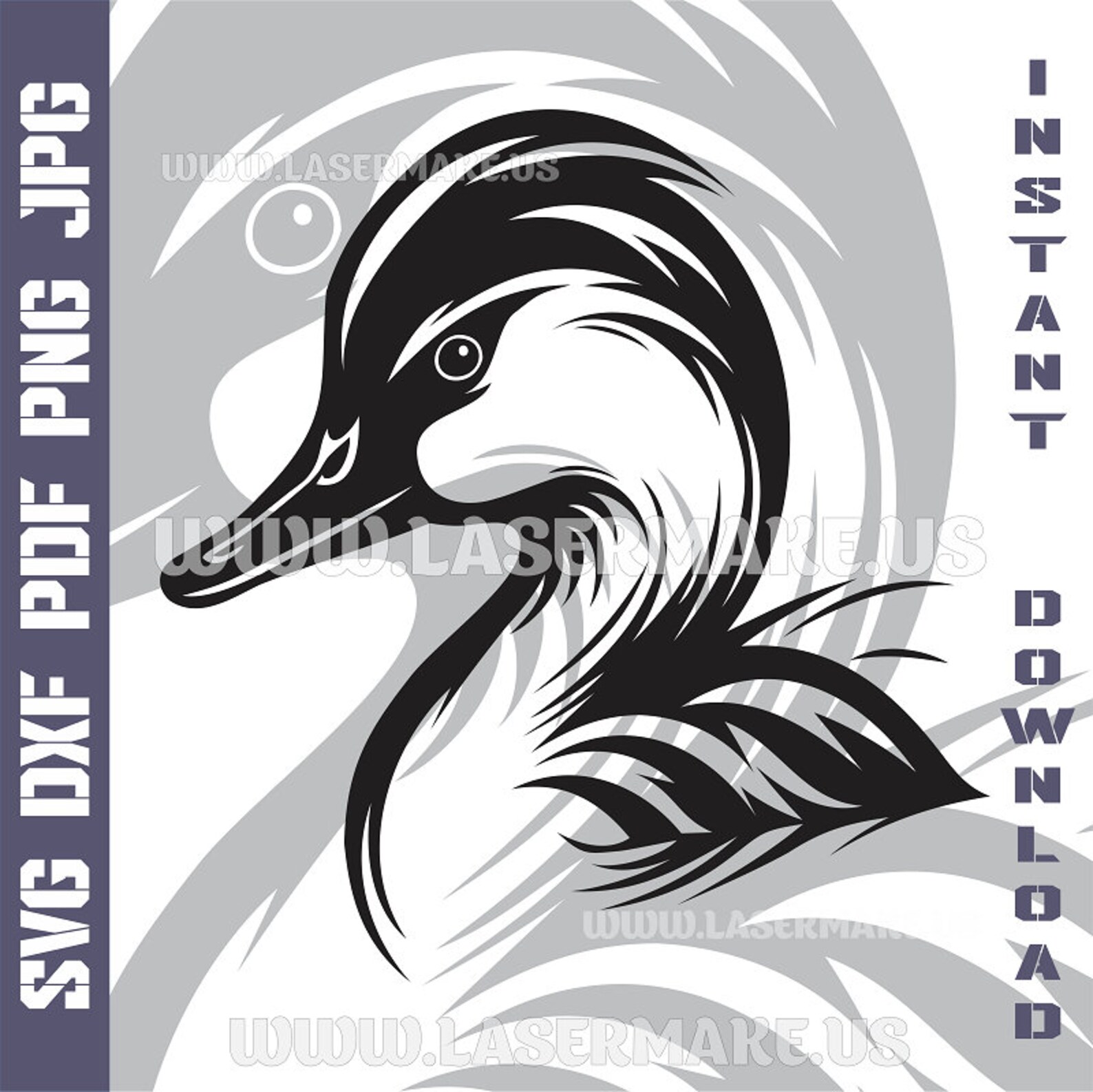 Duck SVG File | Cut File for Cricut | Printable Png| SVG Dxf Cut Files ...