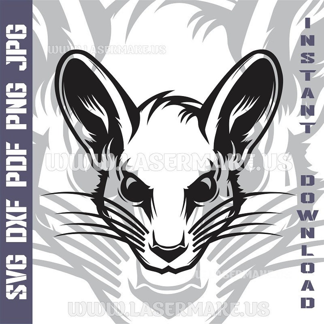 Angry Mouse SVG File | Cut File for Cricut | Printable Png| SVG Dxf Cut ...