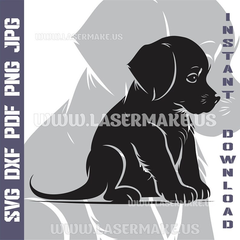 Puppy SVG File Cut File for Cricut Printable Png SVG Dxf Cut Files ...