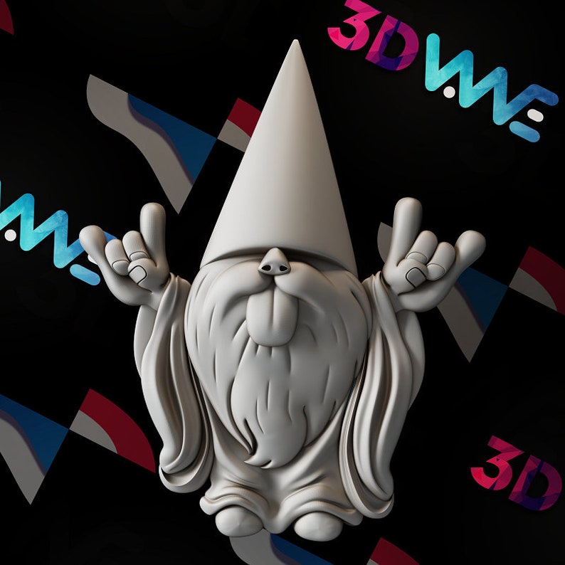 Gnome | 3d Model | STL | CNC Files | Wall Decor | Wood Art | Home Decor ...