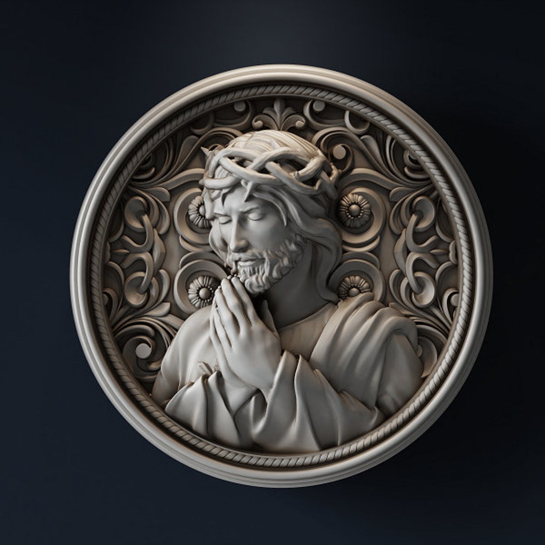 Jesus 3d Stl | 3d Model | STL | CNC Files | Wall Decor | Wood Art ...