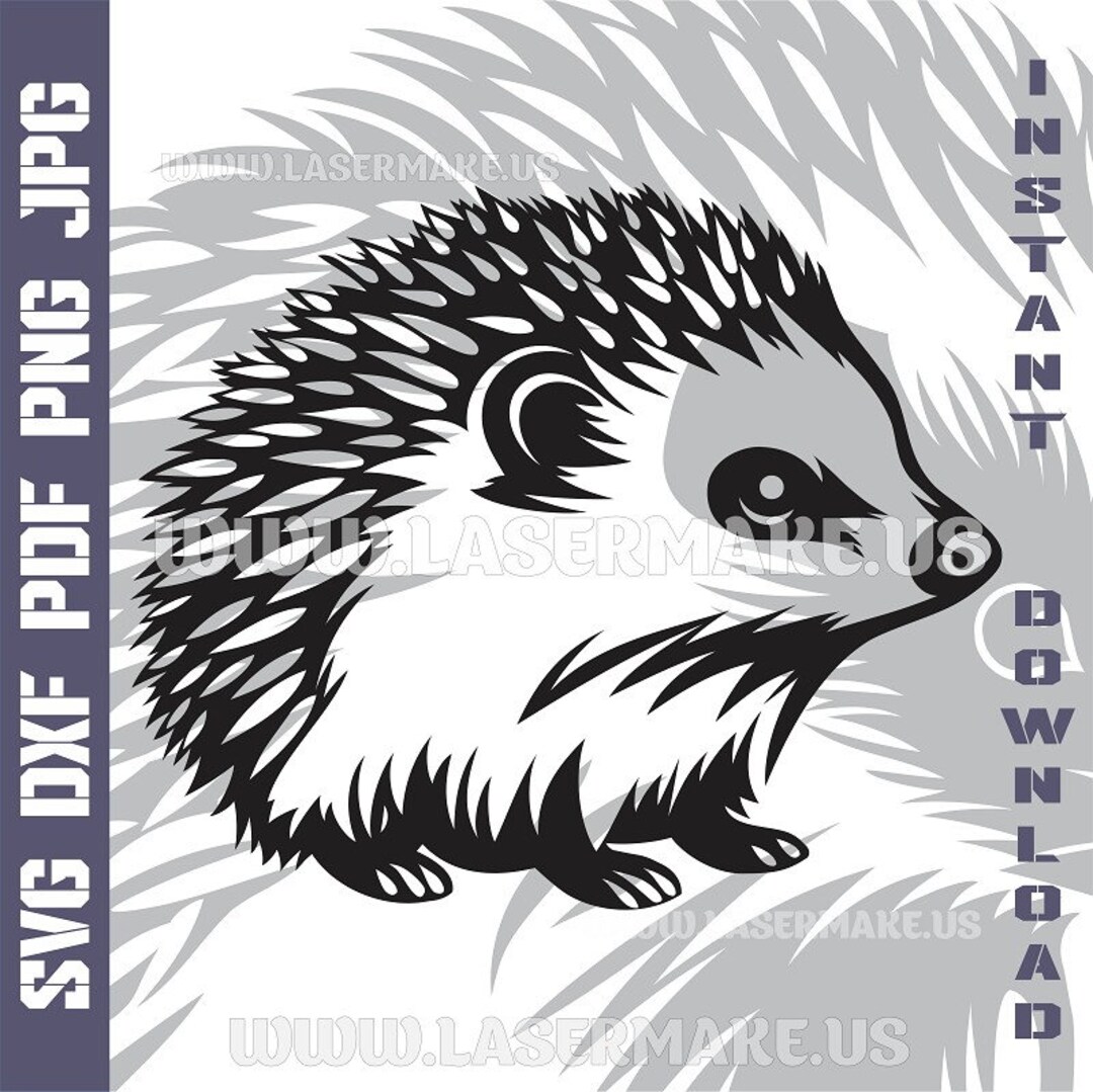 Hedgehog SVG File | Cut File for Cricut | Printable Png| SVG Dxf Cut ...