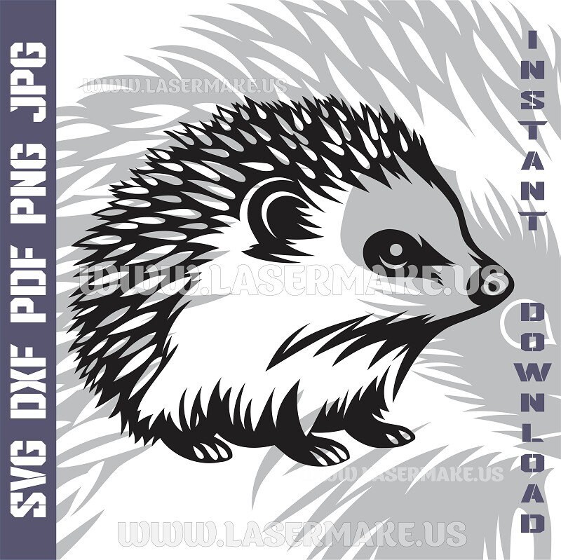 Hedgehog SVG File Cut File for Cricut Printable Png SVG Dxf Cut Files ...
