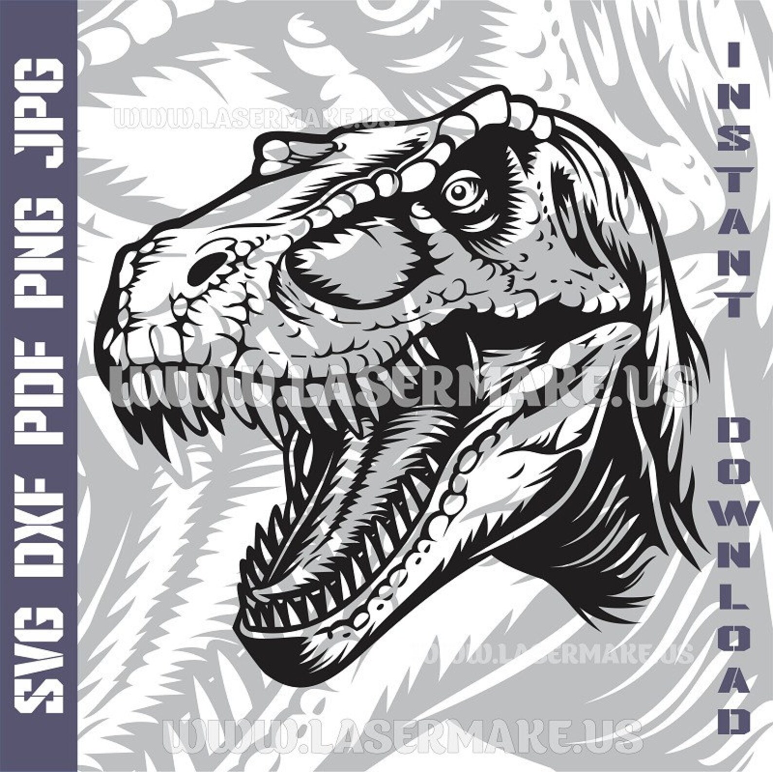 T-rex SVG File | Cut File for Cricut | Printable Png| SVG Dxf Cut Files ...