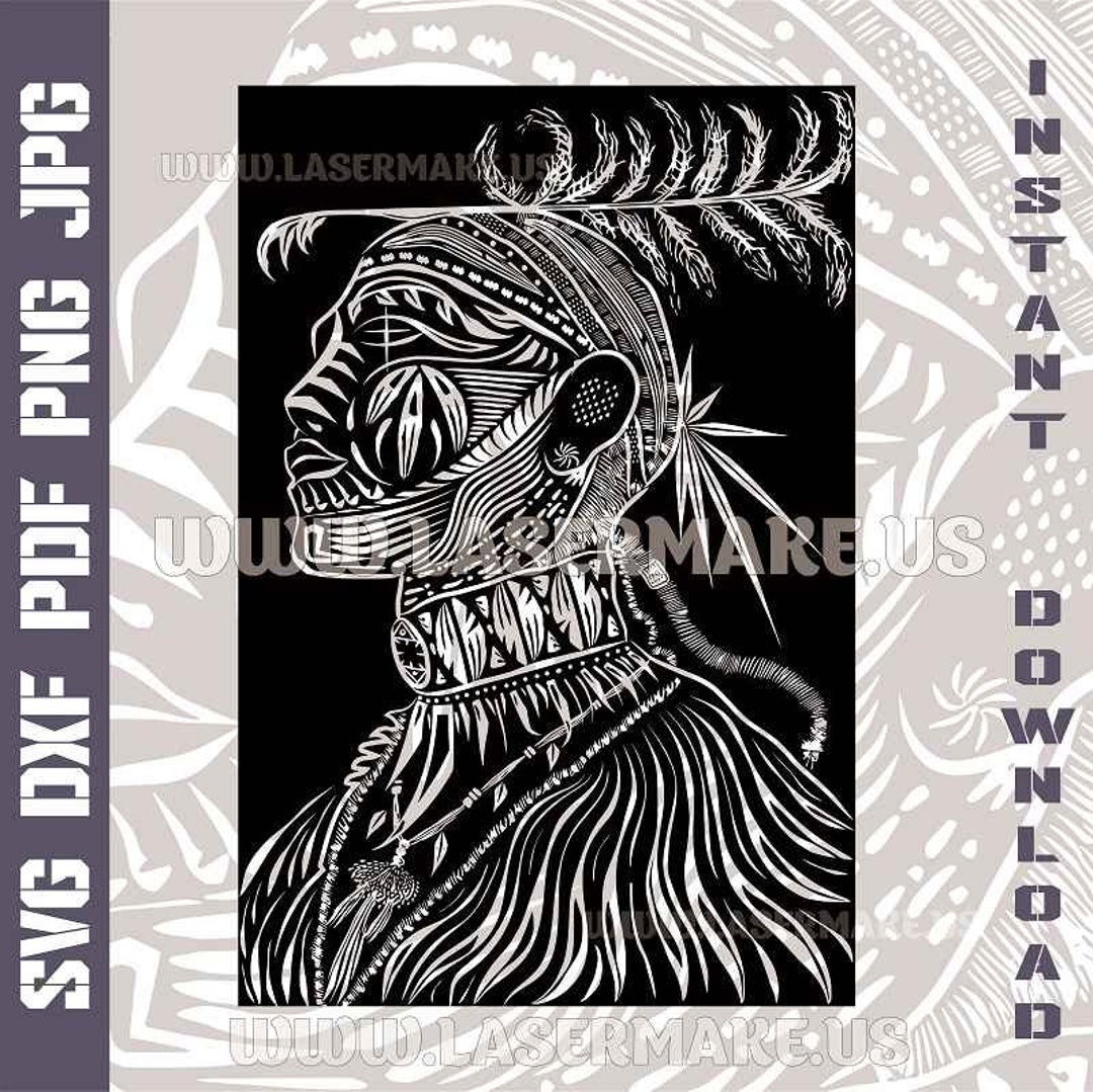American Native SVG File Cut File for Cricut Printable Png SVG Dxf Cut ...