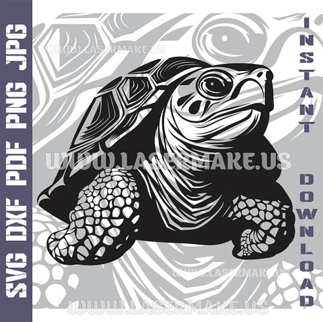 Turtle SVG File | Cut File for Cricut | Printable Png| SVG Dxf Cut ...