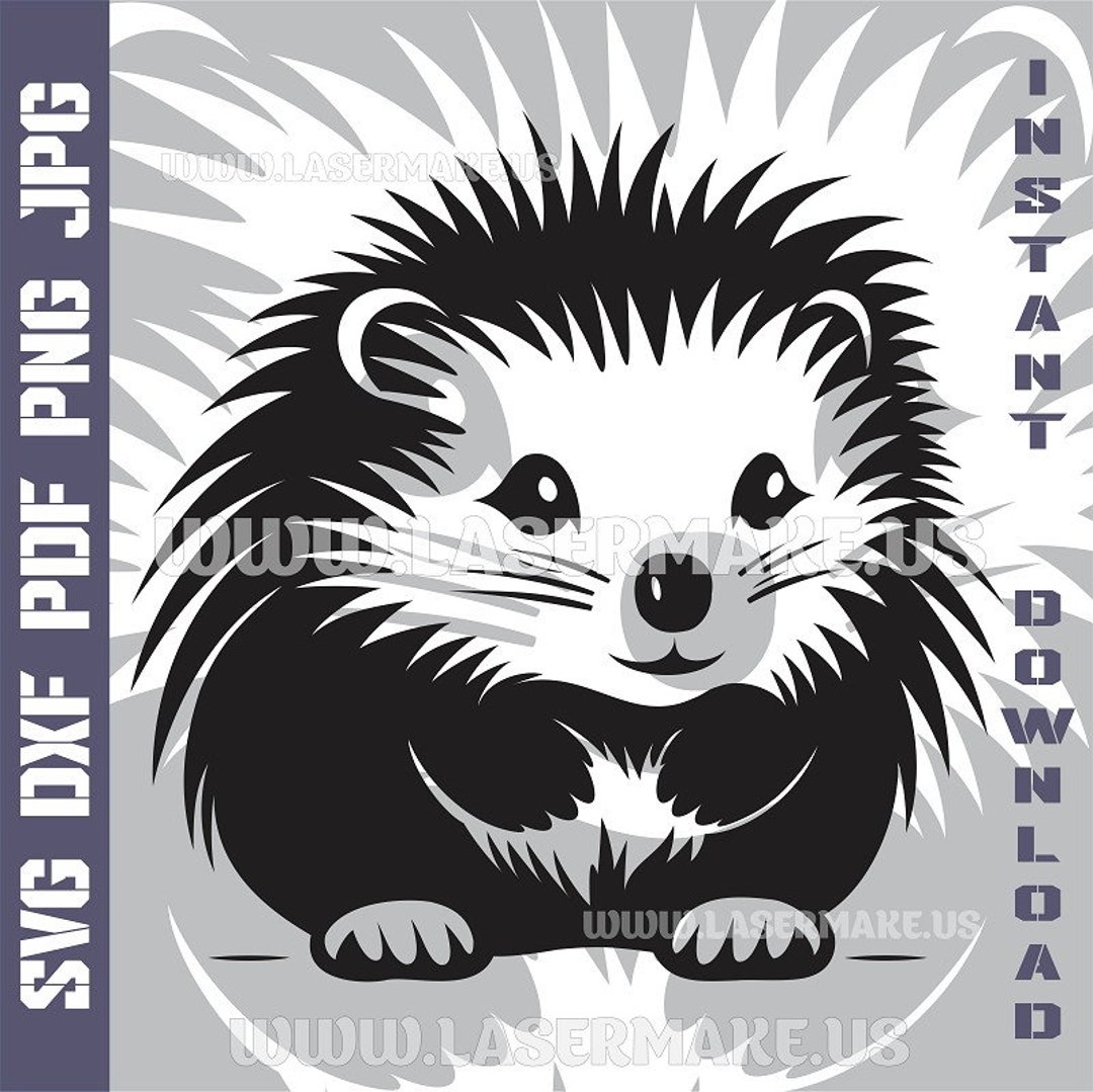 Hedgehog SVG File | Cut File for Cricut | Printable Png| SVG Dxf Cut ...