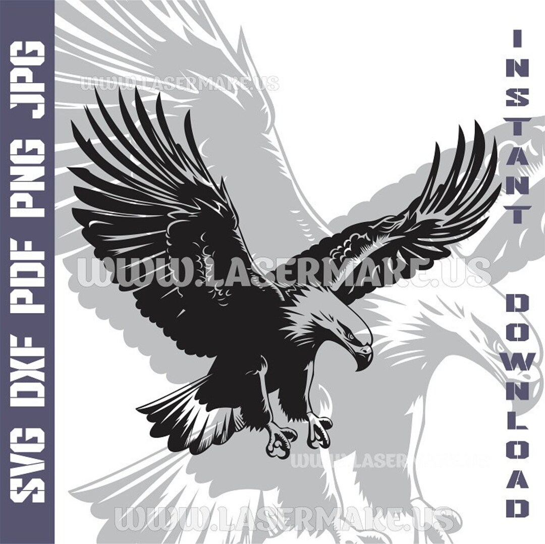 Eagle SVG File | Cut File for Cricut | Printable Png| SVG Dxf Cut Files ...