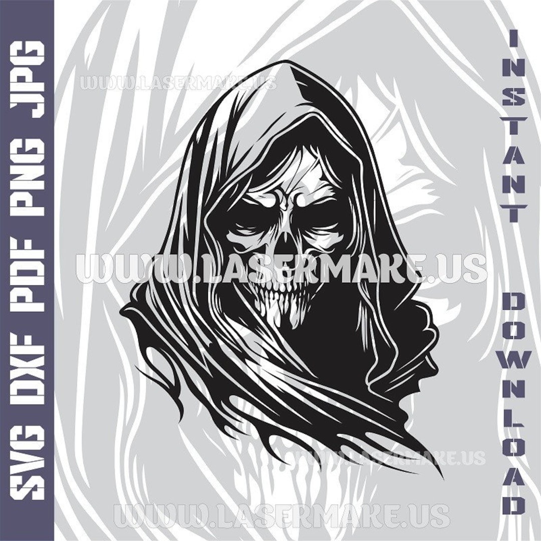 Death Grim Reaper SVG File | Cut File for Cricut | Printable Png| SVG ...