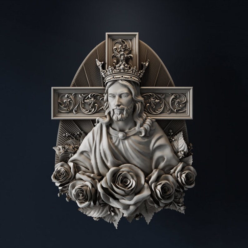 Jesus 3d Stl | 3d Model | STL | CNC Files | Wall Decor | Wood Art ...