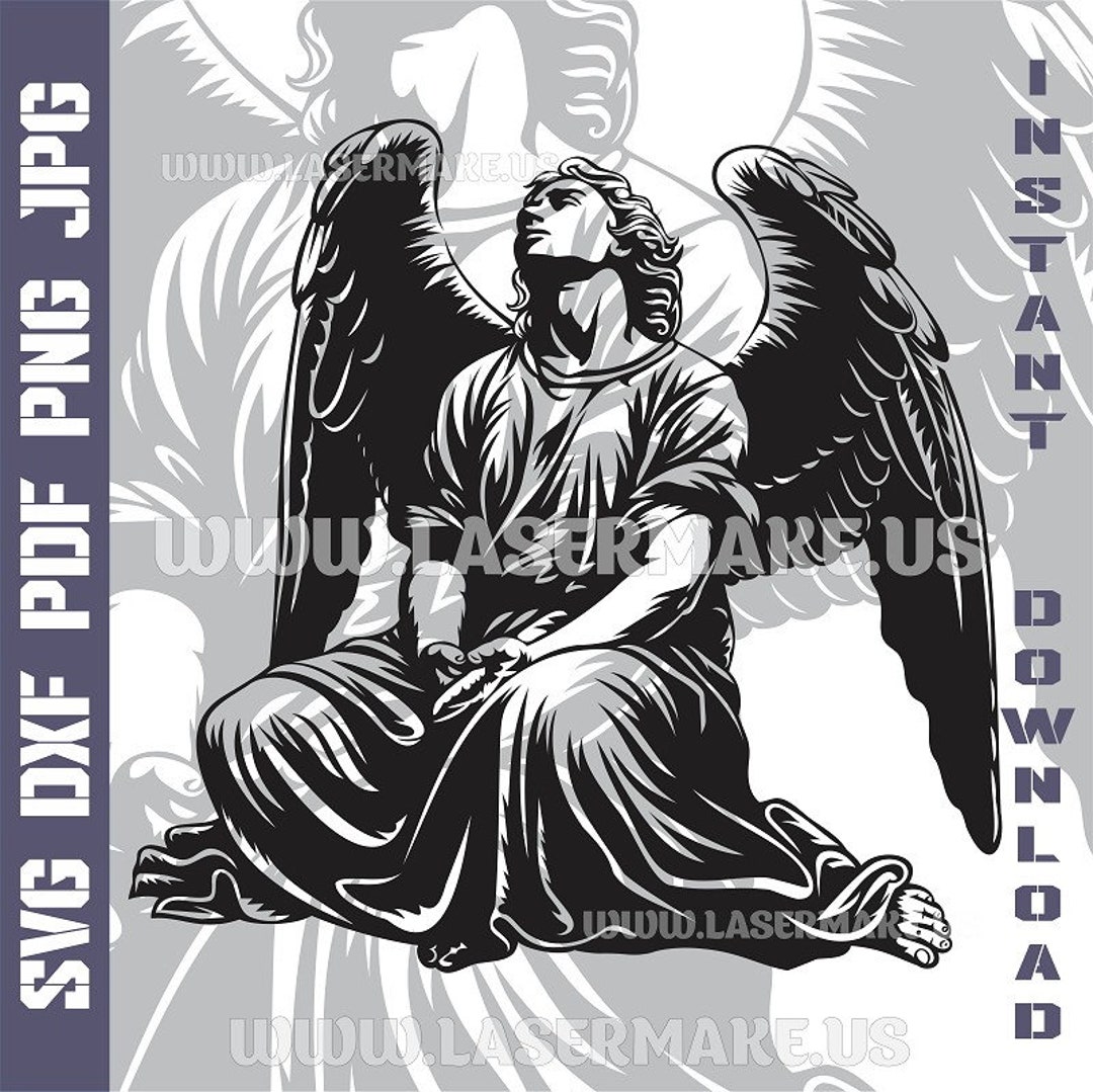 Angel SVG File Cut File for Cricut Printable Png SVG Dxf Cut Files ...