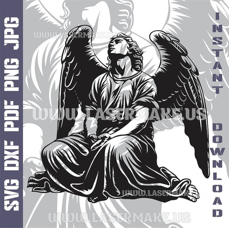 Angel SVG File | Cut File for Cricut | Printable Png| SVG Dxf Cut Files ...