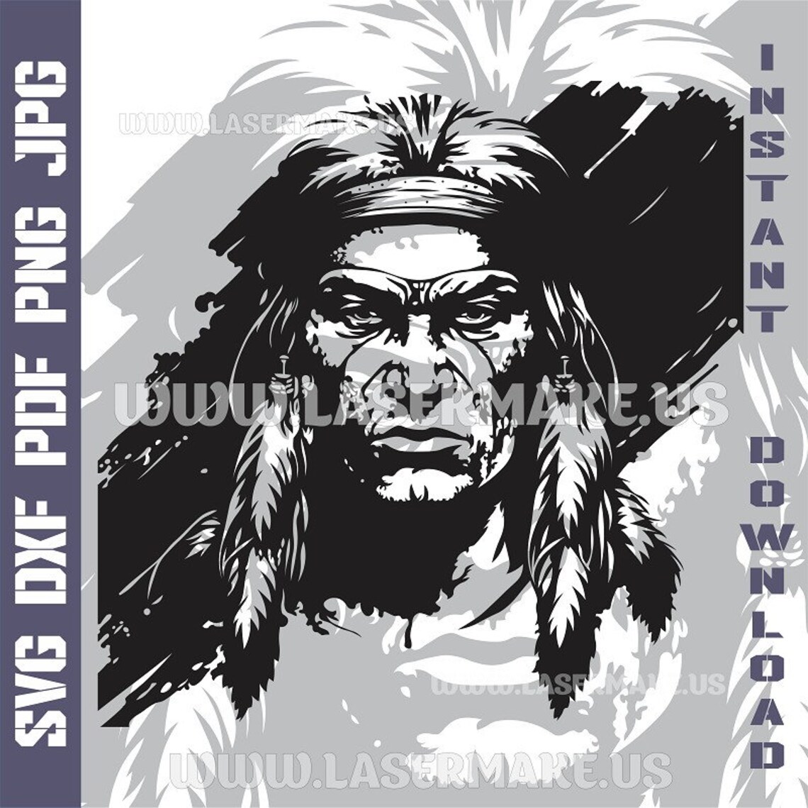 American Native SVG File Cut File for Cricut Printable Png SVG Dxf Cut ...