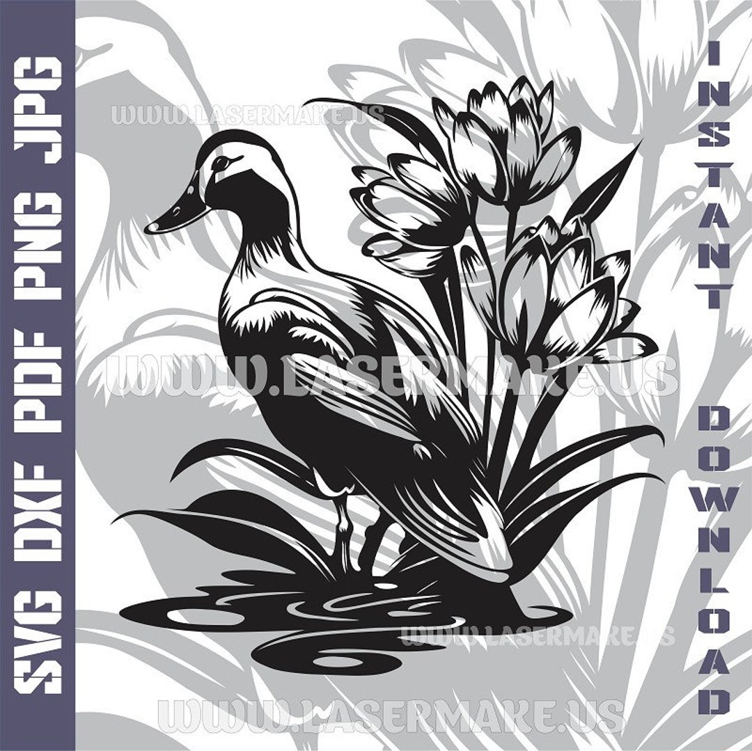 Duck SVG File | Cut File for Cricut | Printable Png| SVG Dxf Cut Files ...