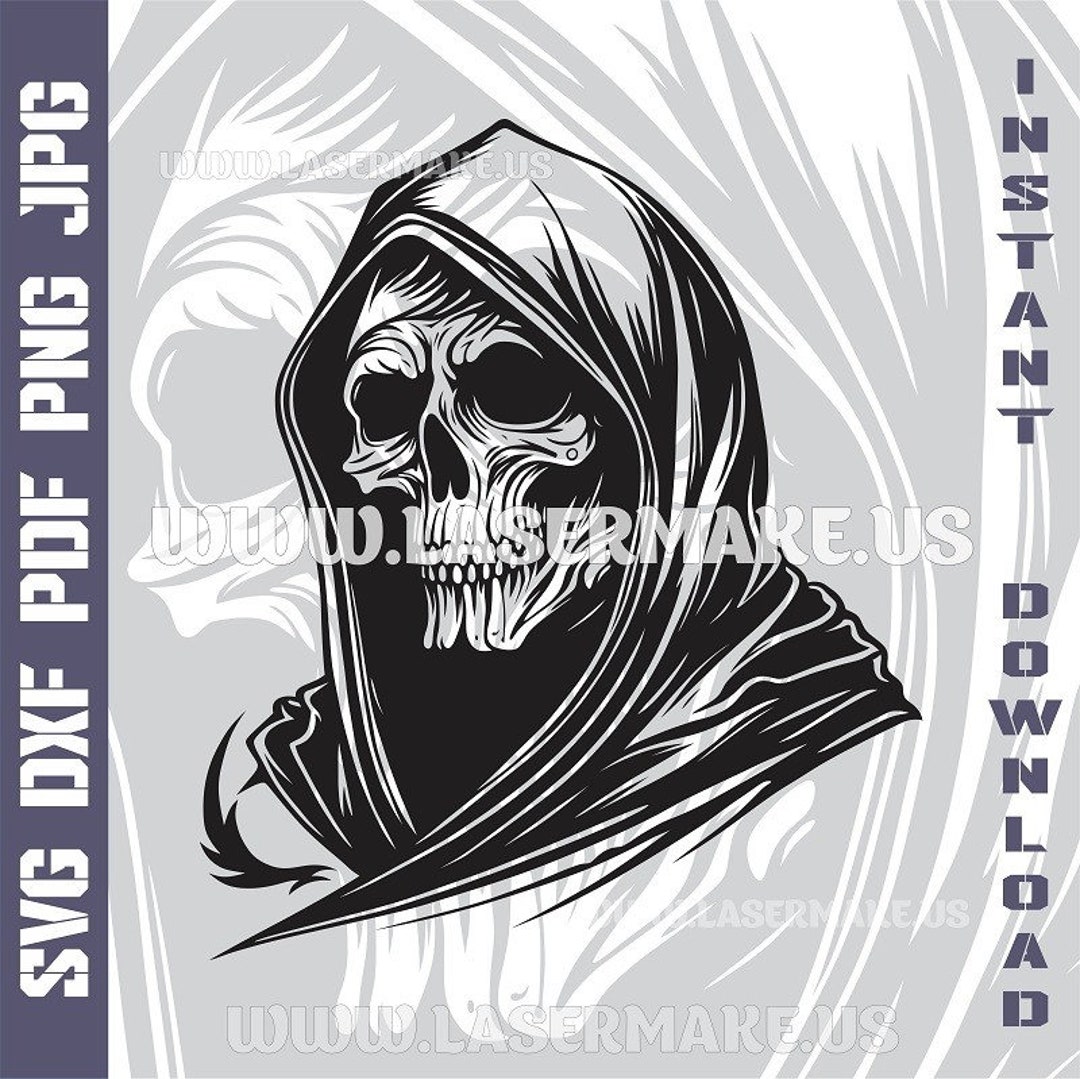 Death Grim Reaper SVG File | Cut File for Cricut | Printable Png| SVG ...