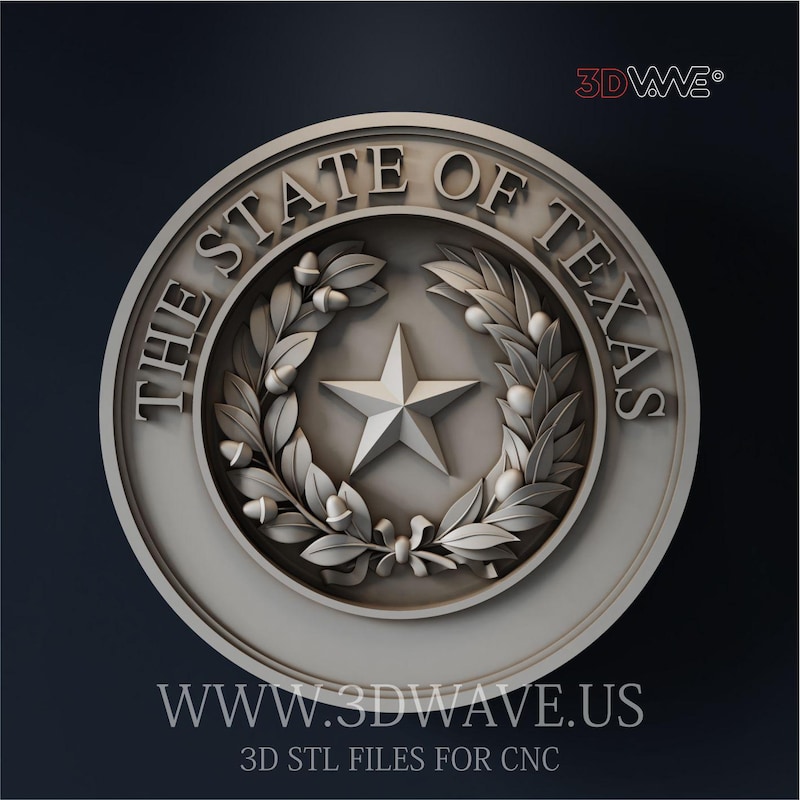 Texas Stl 3d Cnc - Etsy