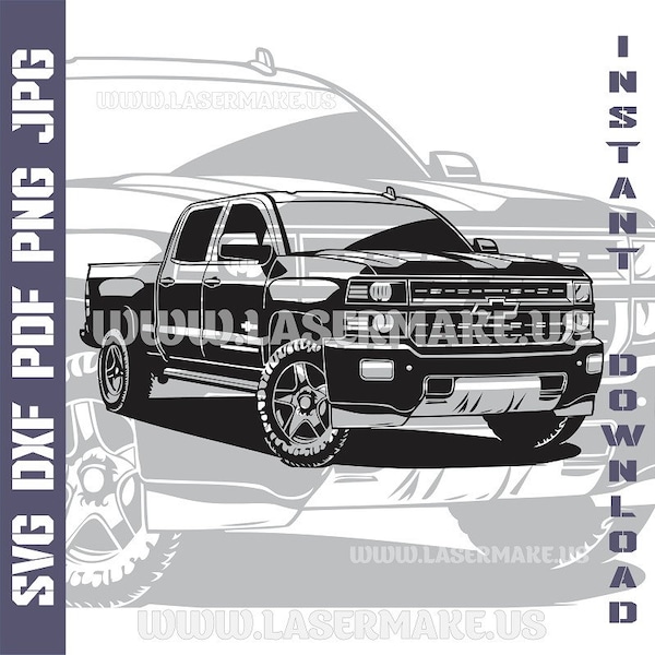 Silverado Svg - Etsy