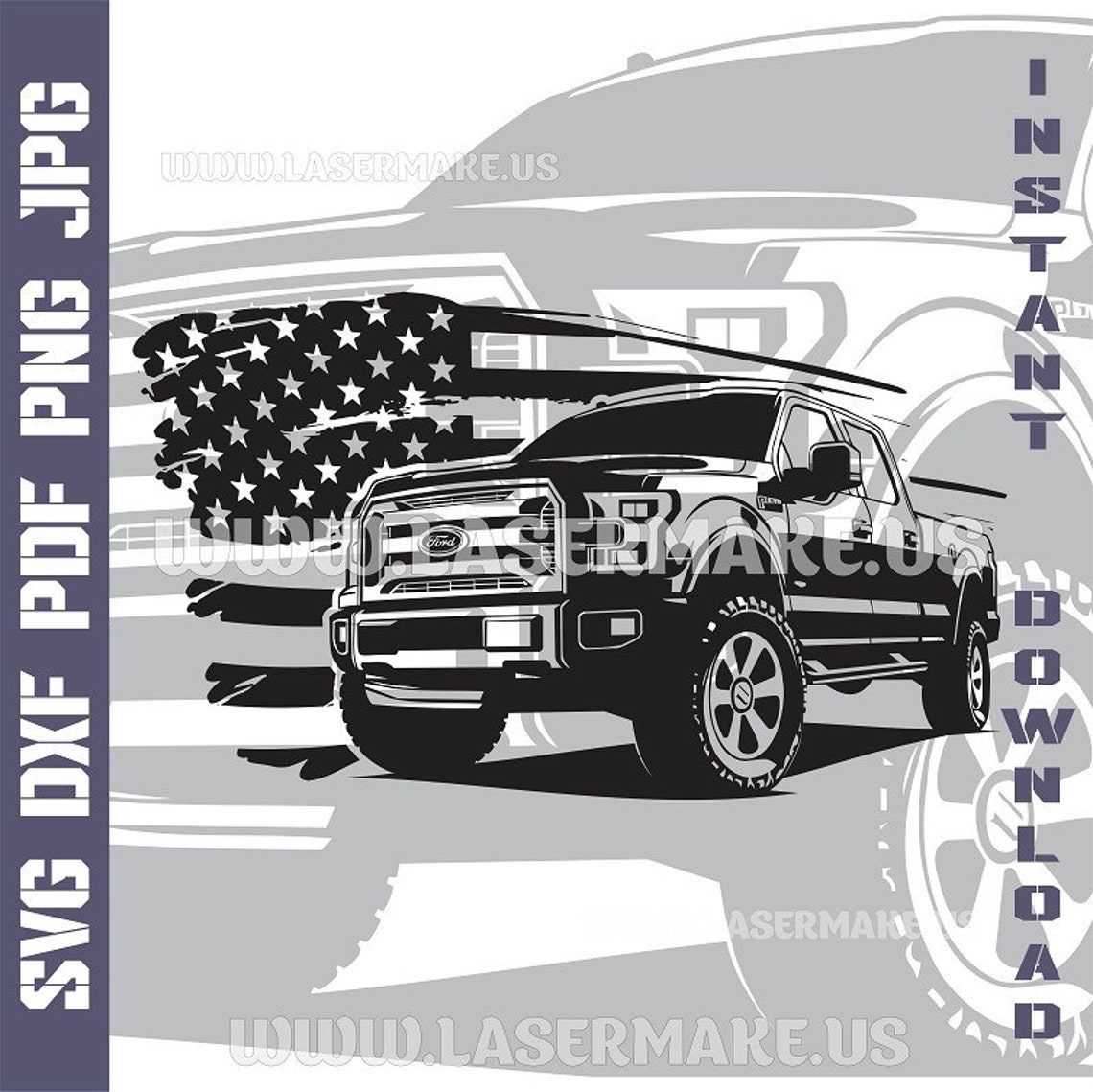 Ford F-150 SVG File Cut File for Cricut Printable Png SVG Dxf Cut Files ...