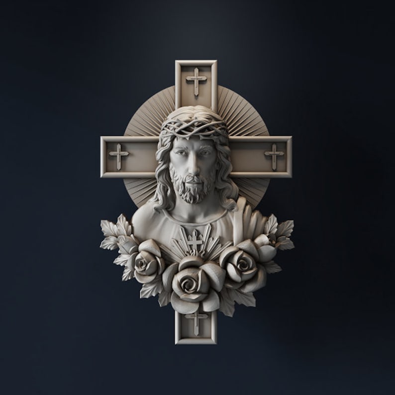 Jesus 3d Stl | 3d Model | STL | CNC Files | Wall Decor | Wood Art ...