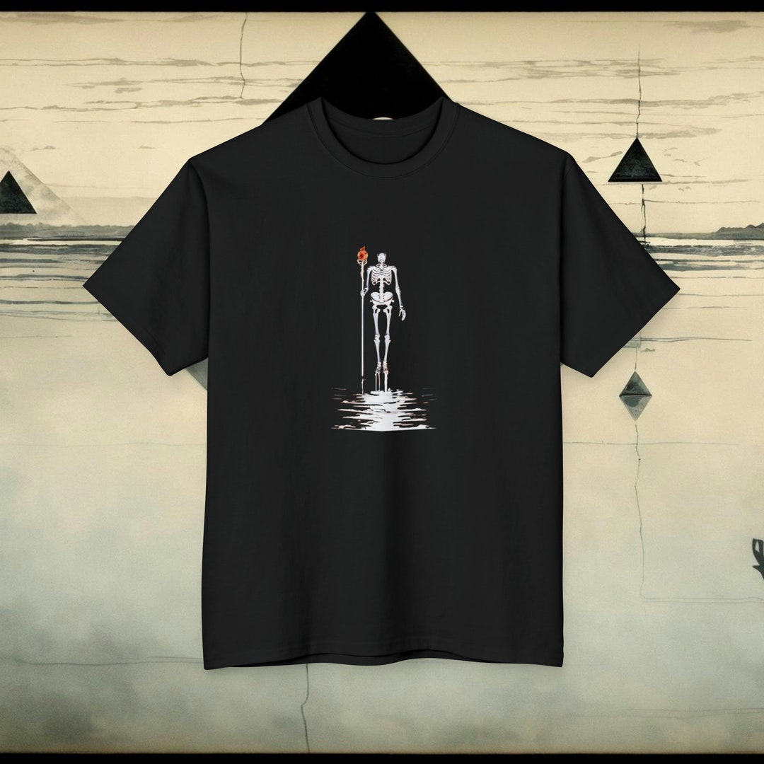 Unisex Tall, Cool T-shirt, Occult T-shirt, Mage T-shirt, Skull T-shirt ...