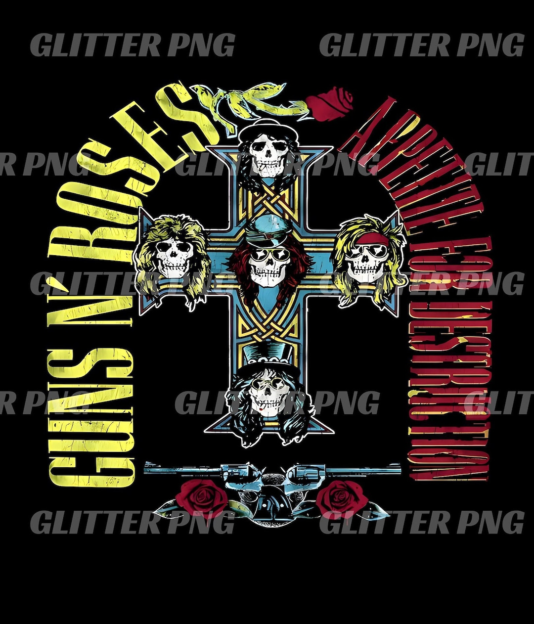 Guns N Roses PNG L Guns N Roses Arts L Guns N Roses Band PNG L - Etsy