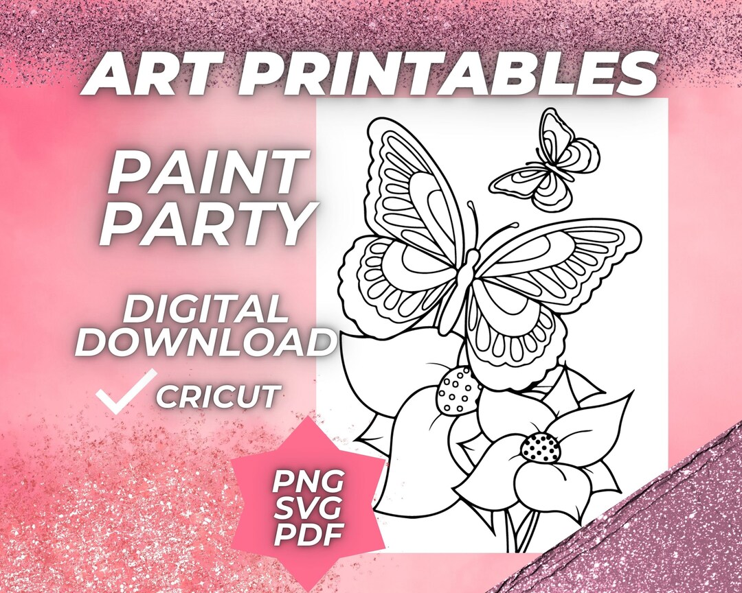 SIP and PAINT Canvas Valentine's Day Ladies Night Out SVG Canvas ...