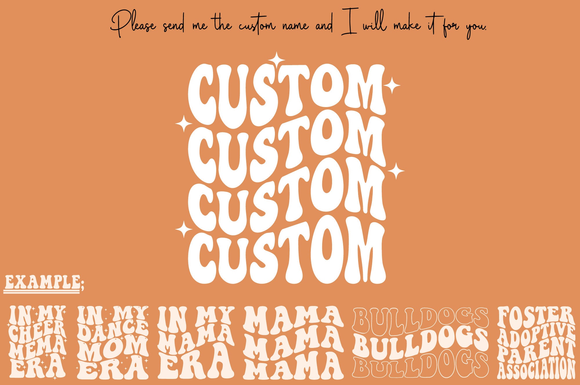 Custom Wavy Text Svg, Custom Wavy Letters Svg, Custom Wavy Stacked Svg, Retro Svg, Custom Wavy ...