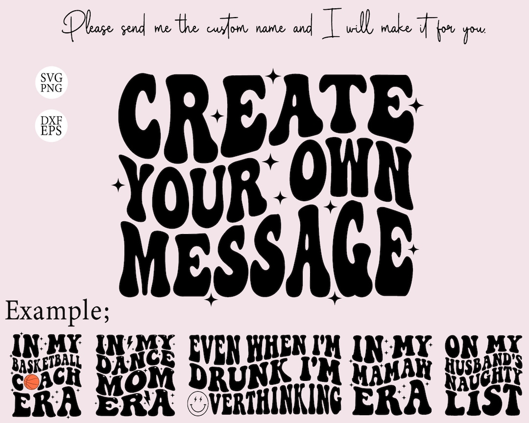 Custom SVG and PNG, Custom SVG Files for Cricut, Cameo Silhouette Cut ...