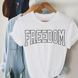 Freedom SVG PNG: Minimalist Inspirational Quote, Cricut Cut File ...
